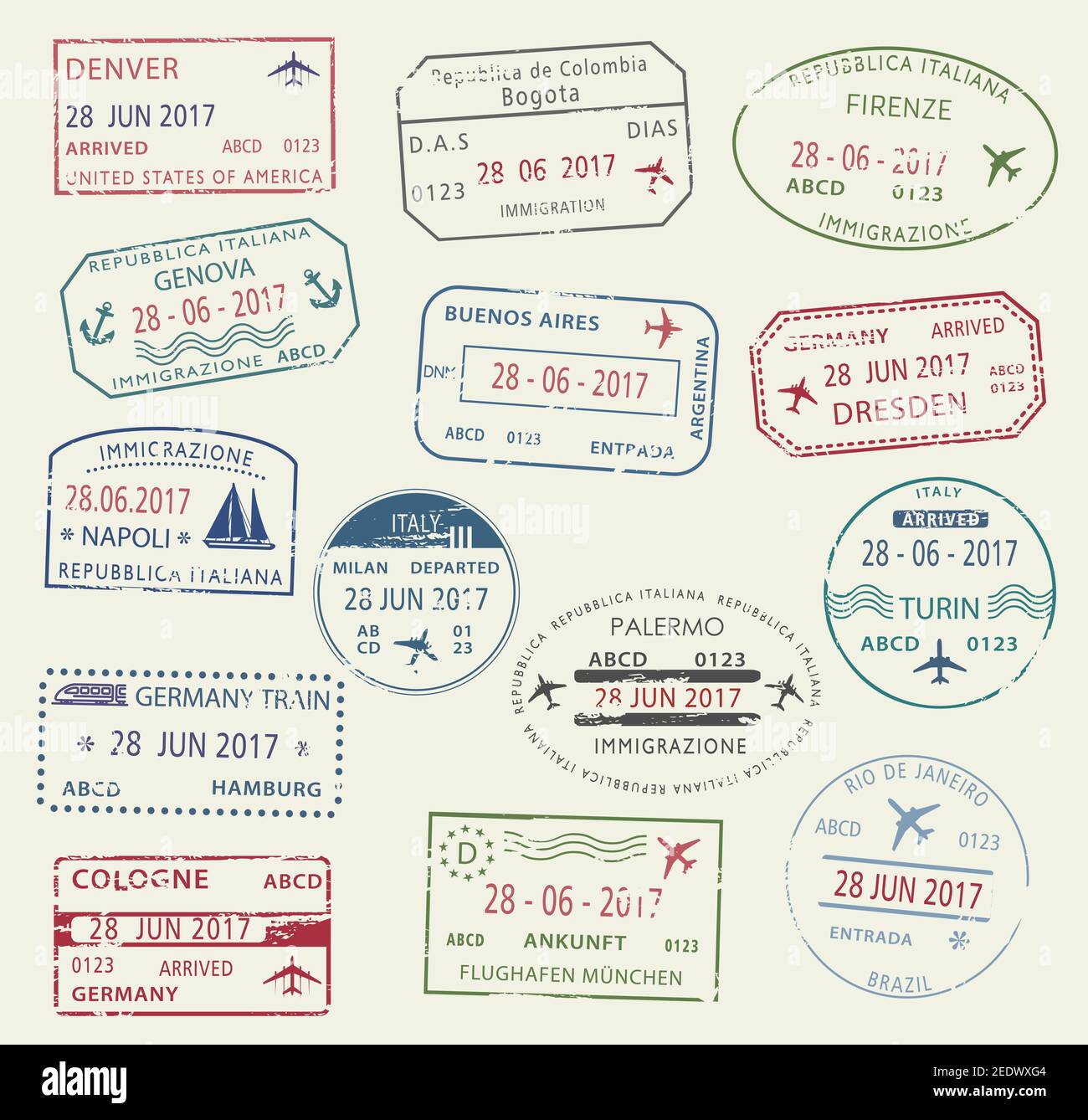 Brazilian Passport Stamp