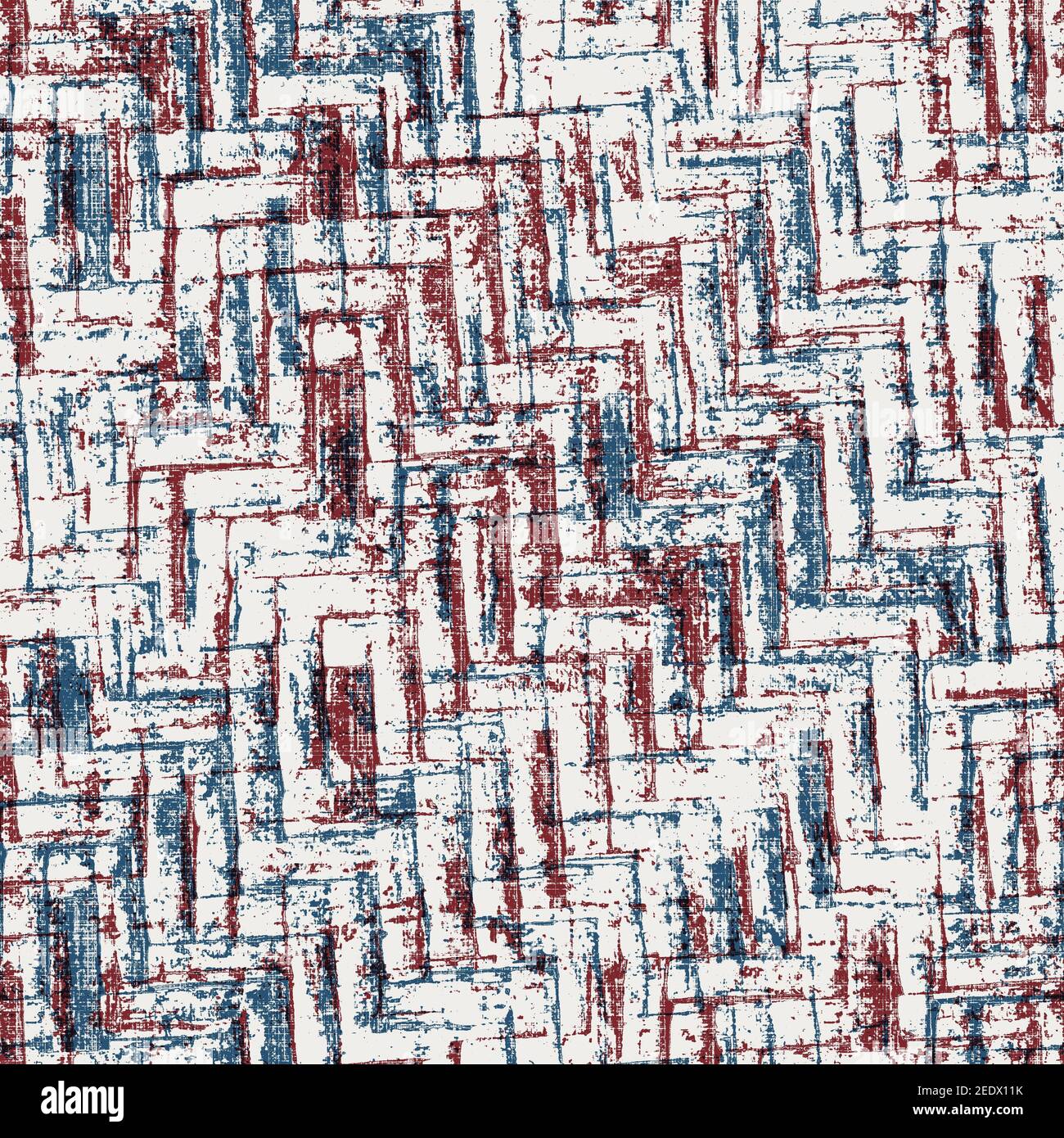 Seamless texture pattern in red blue black white Stock Photo - Alamy