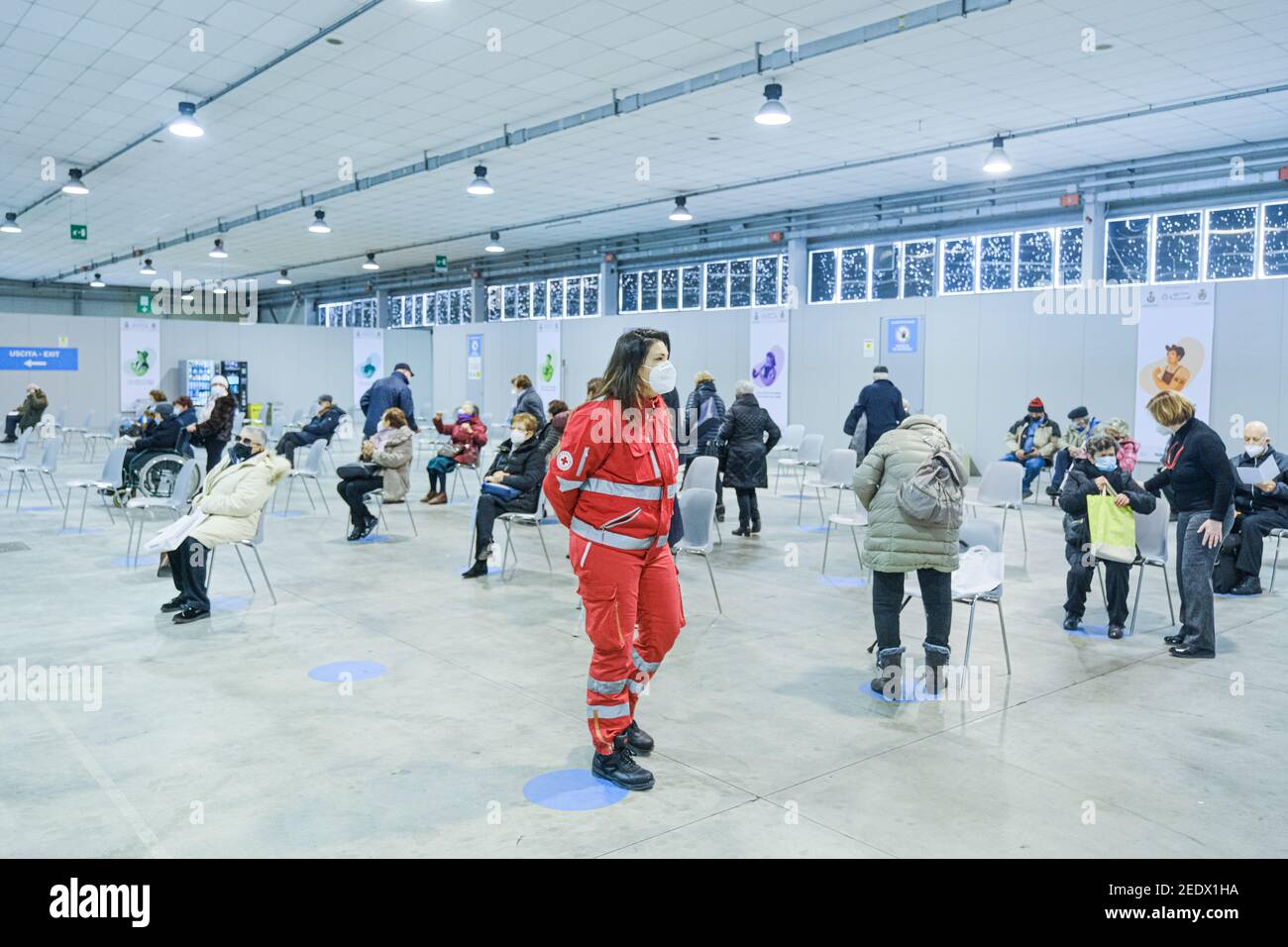 Padua, Italy. 15th Feb, 2021. Padua - First vaccinations against ...
