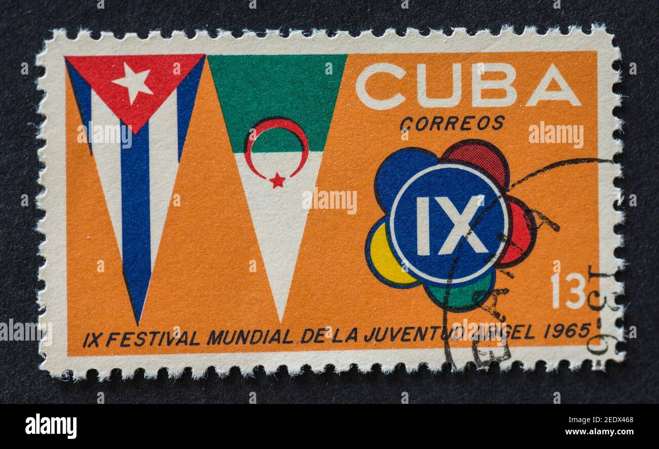Cuban revolution stamps hi-res stock photography and images - Alamy