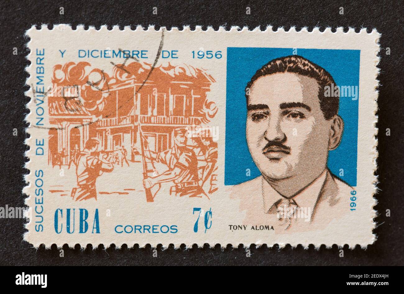 Old vintage Cuban postal stamps Stock Photo - Alamy