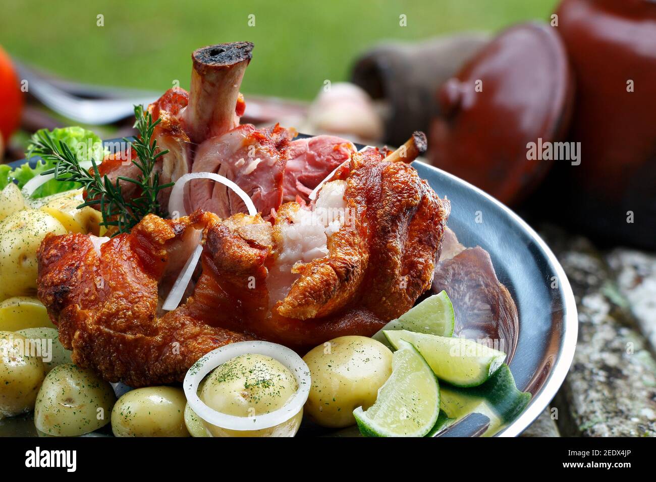 Pig knee hi-res stock photography and images - Alamy