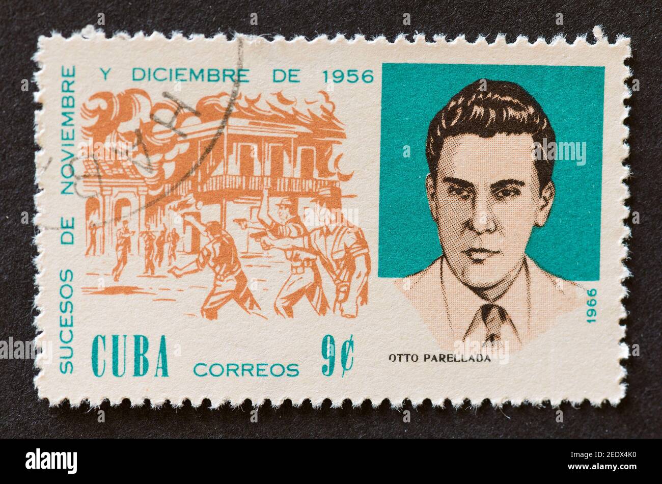 Old vintage Cuban postal stamps Stock Photo - Alamy