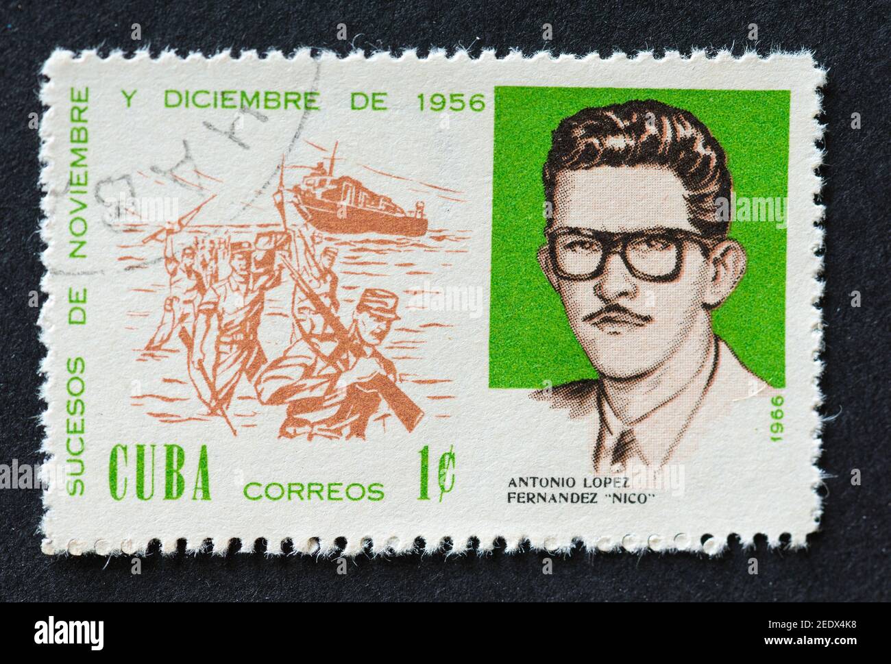 Old vintage Cuban postal stamps Stock Photo - Alamy