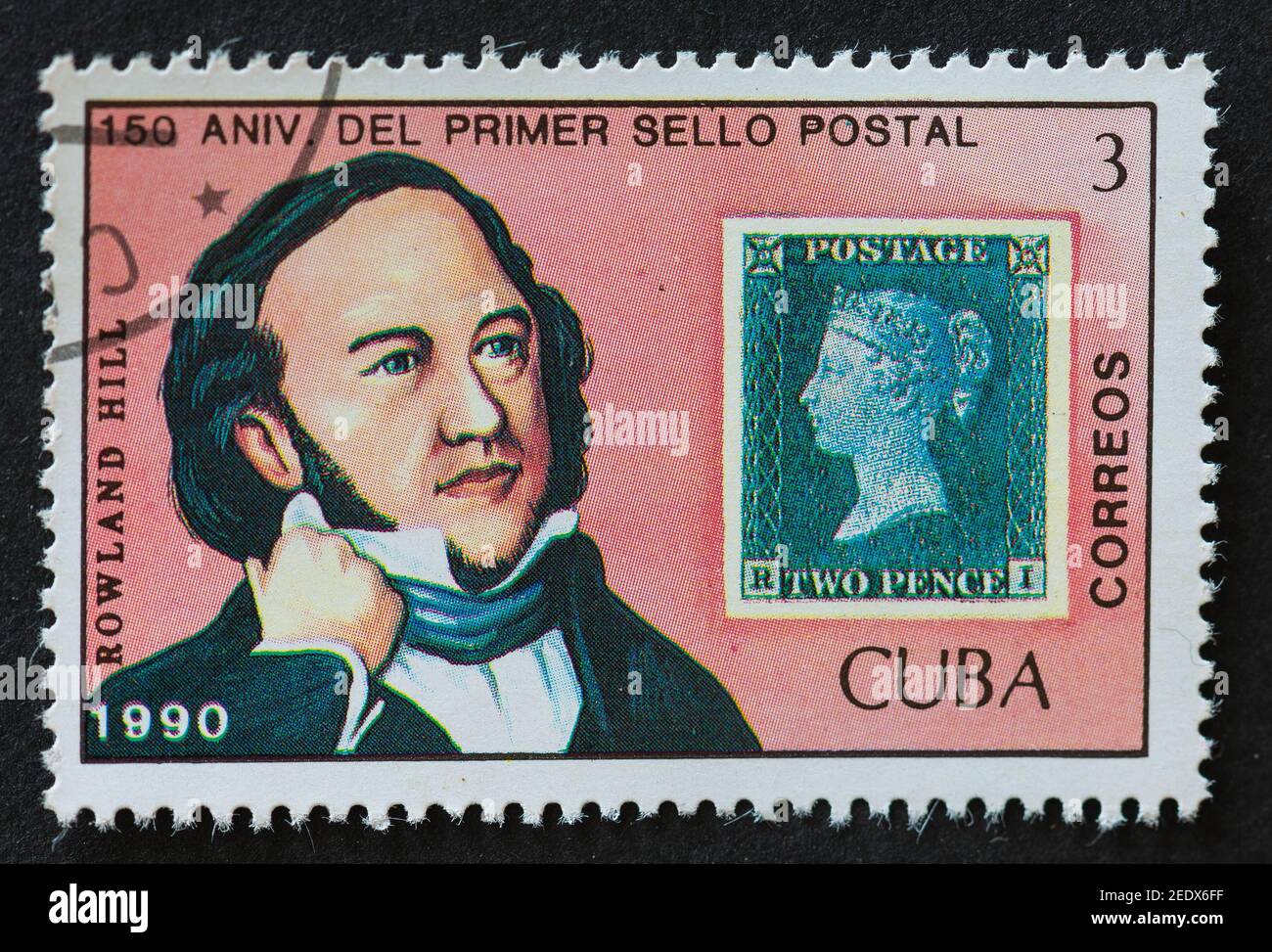 Old vintage Cuban postal stamps Stock Photo - Alamy