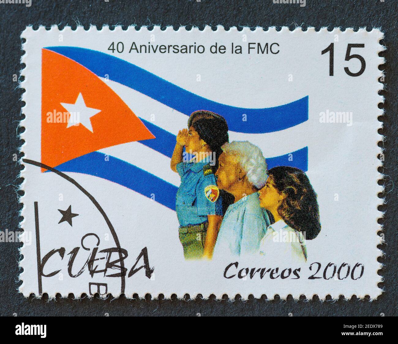 Old vintage Cuban postal stamps Stock Photo - Alamy