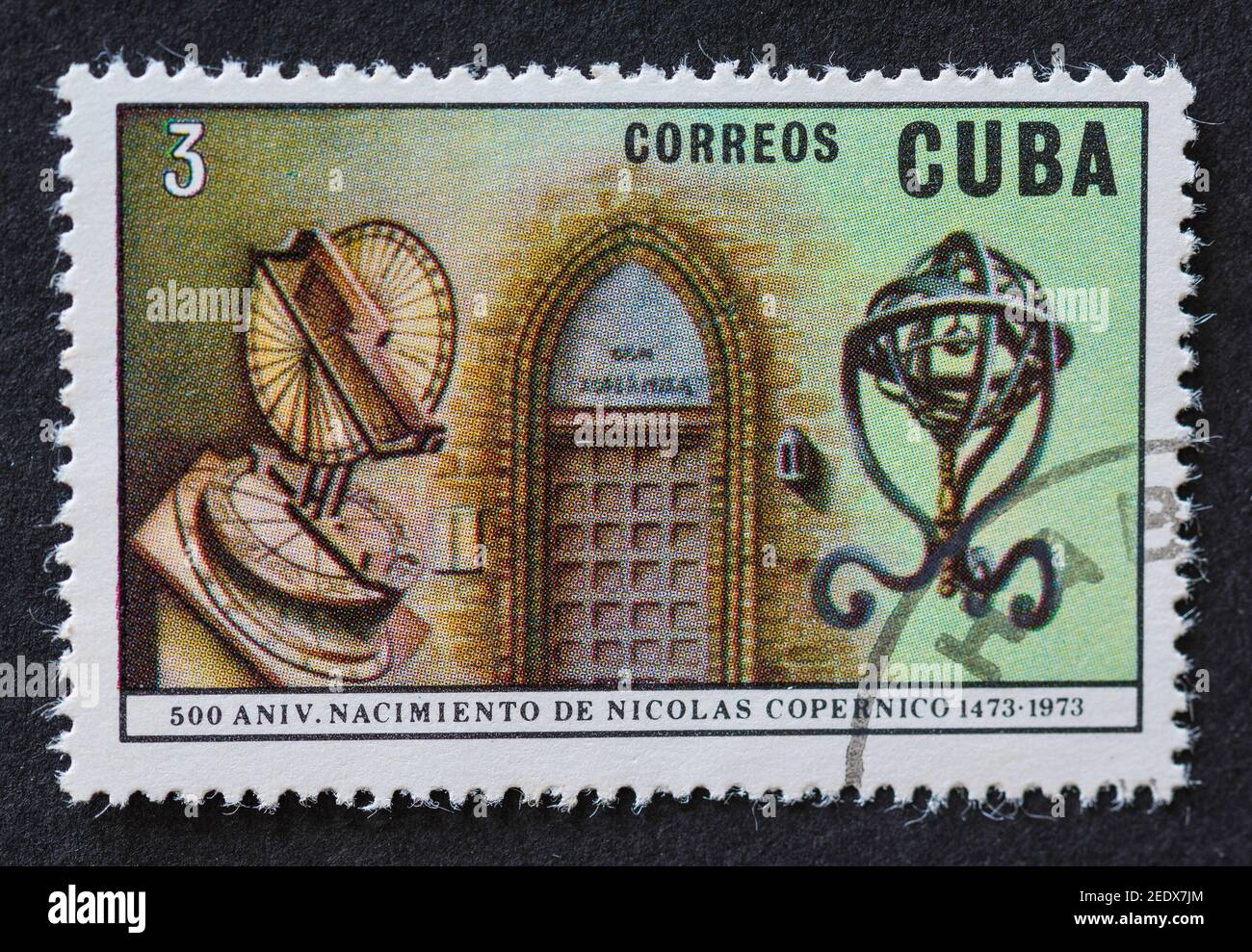 Old vintage Cuban postal stamps Stock Photo - Alamy