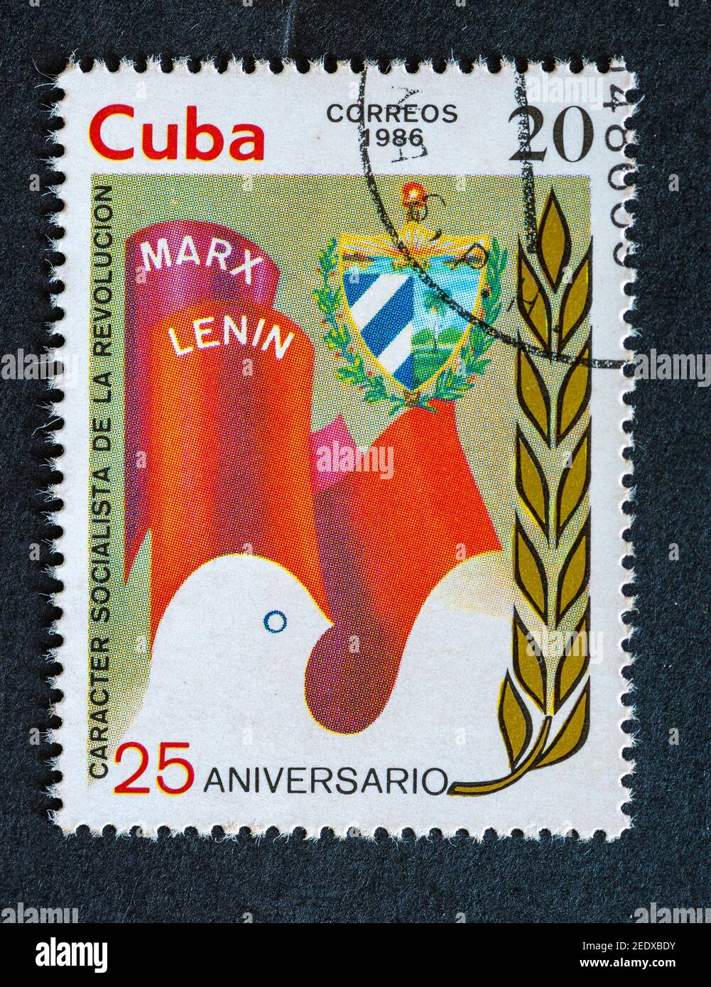 Cuban revolution stamps hi-res stock photography and images - Alamy