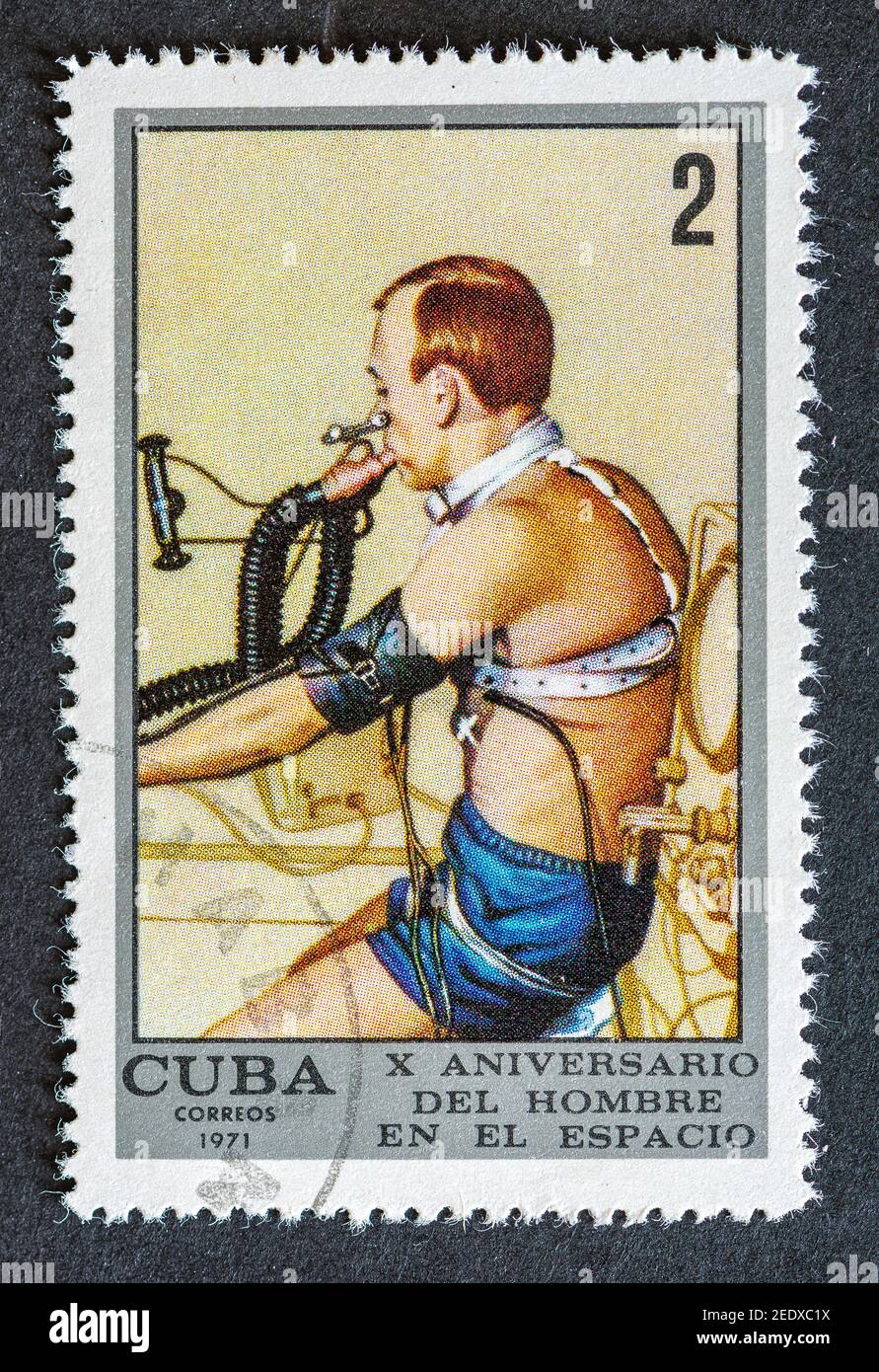 Old vintage Cuban postal stamps Stock Photo - Alamy