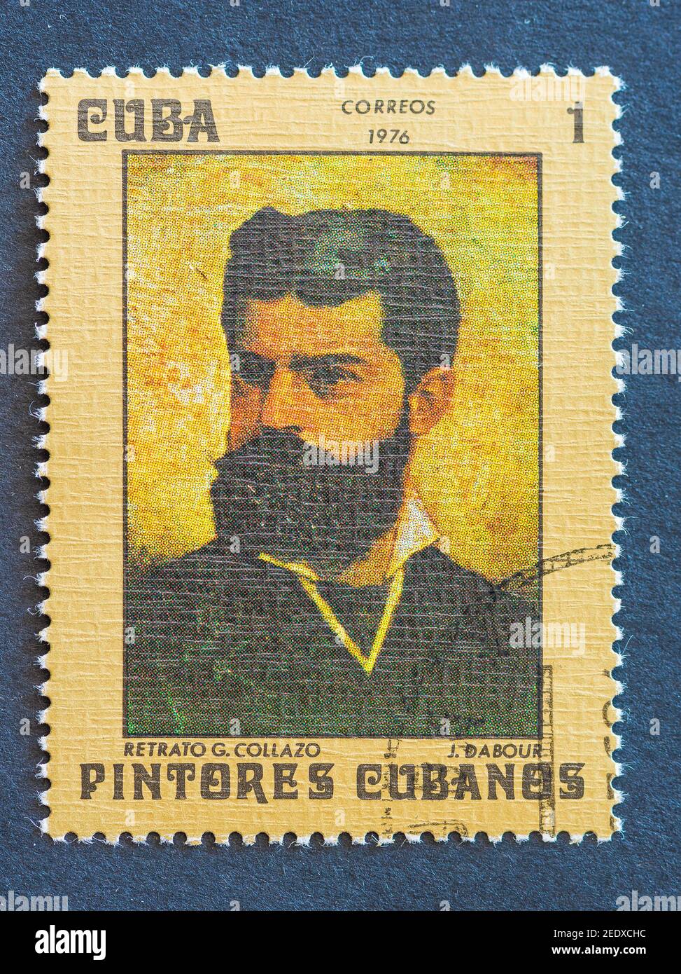 Old vintage Cuban postal stamps Stock Photo - Alamy