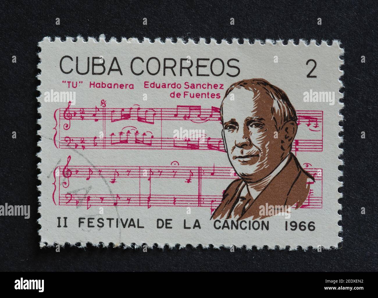 Old vintage Cuban postal stamps Stock Photo - Alamy