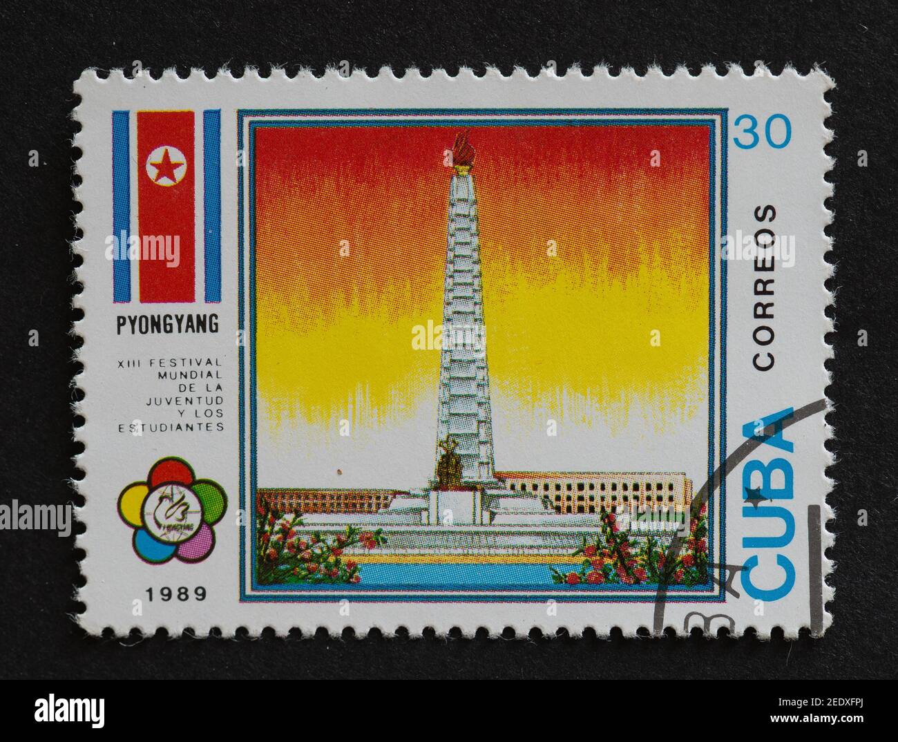 Old vintage Cuban postal stamps Stock Photo - Alamy