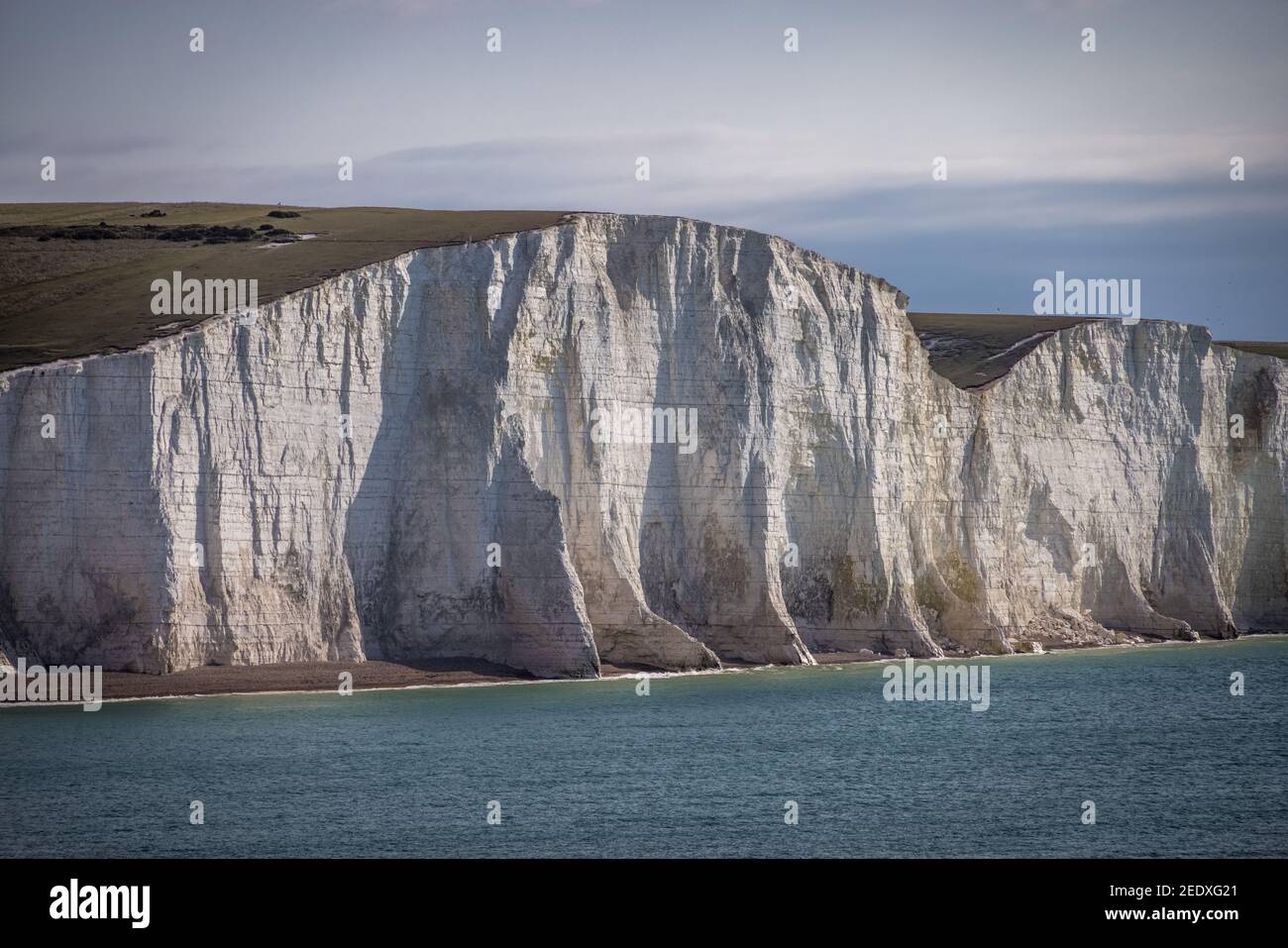 Seven Sisters chalk cliffs, Sussex, England Stock Photo - Alamy
