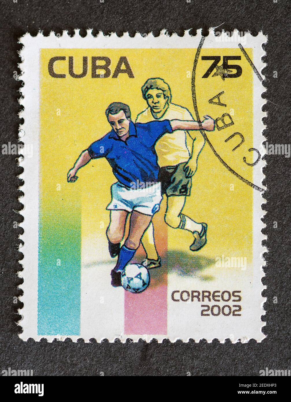 Football stamps hi-res stock photography and images - Alamy