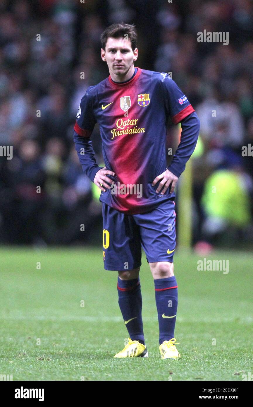 Celtic park lionel messi hi-res stock photography and images - Alamy