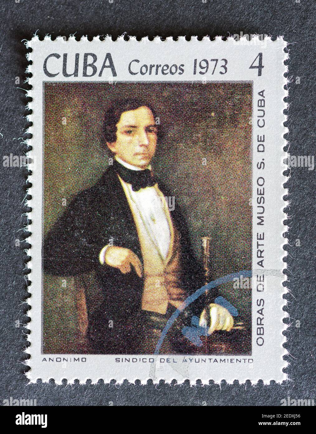 Old vintage Cuban postal stamps Stock Photo - Alamy