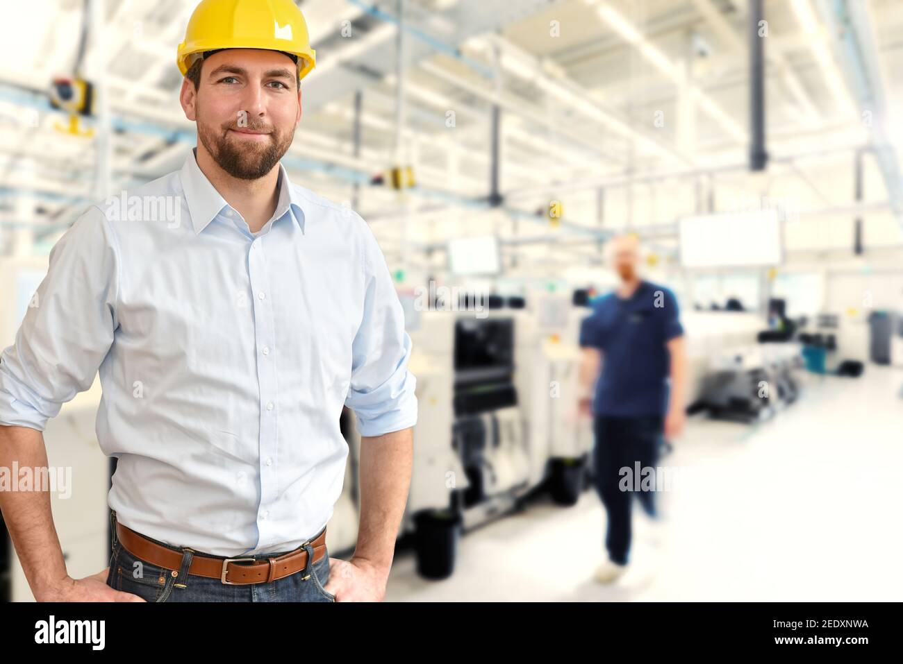 Confident successful engineer hi-res stock photography and images - Alamy