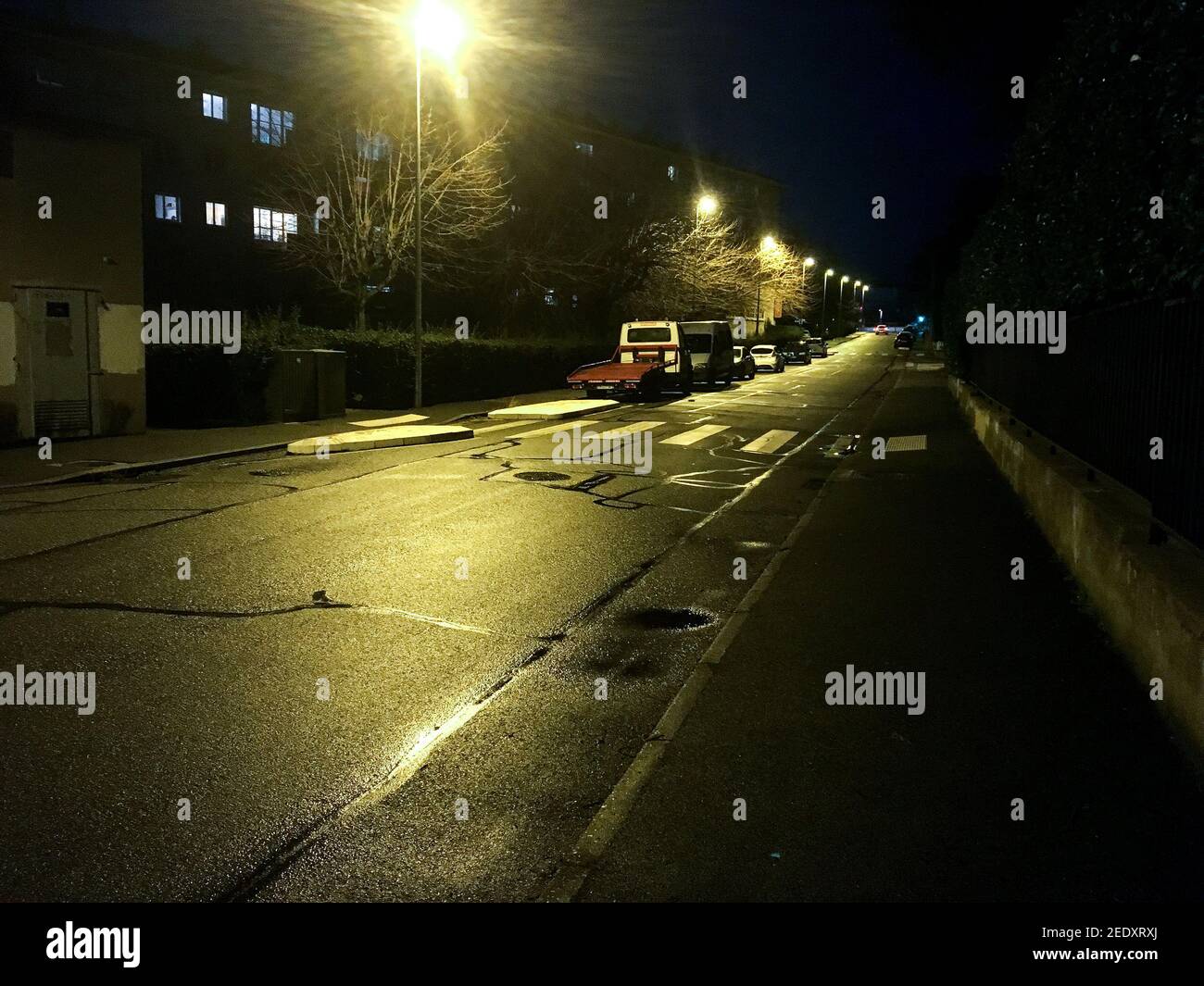 Covid third wave, Curfew - Couvre-Feu, France Stock Photo - Alamy