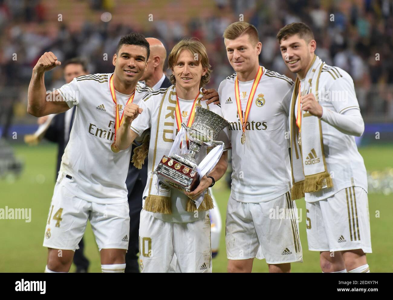 Casemiro toni kroos luka modric hi-res stock photography and images - Alamy