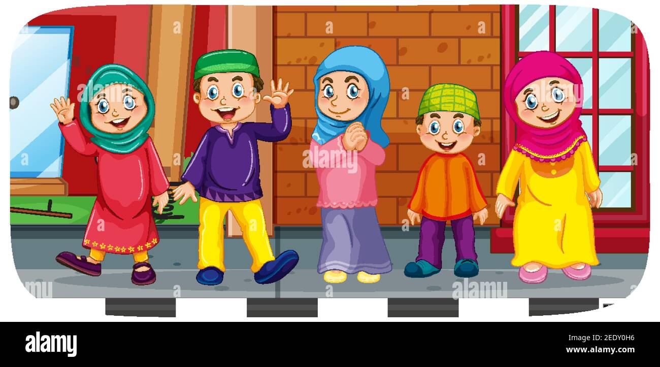 Muslim Kids Cartoon