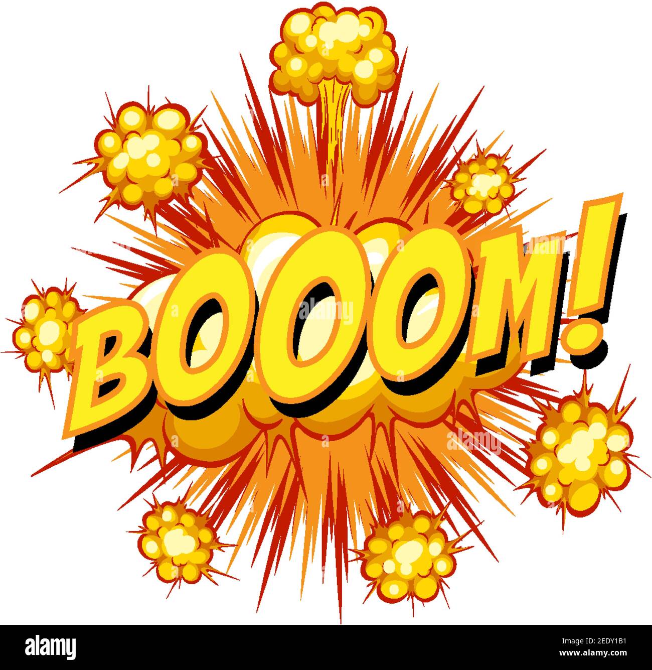 Comic speech bubble with boom text illustration Stock Vector Image ...
