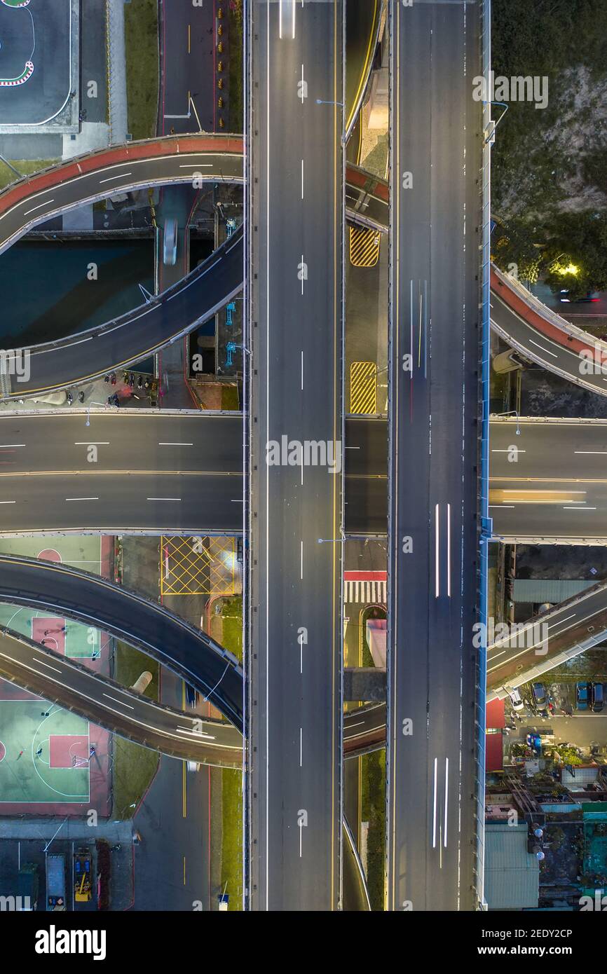 Traffic Circle roundabout Aerial View, Traffic concept image, traffic ...