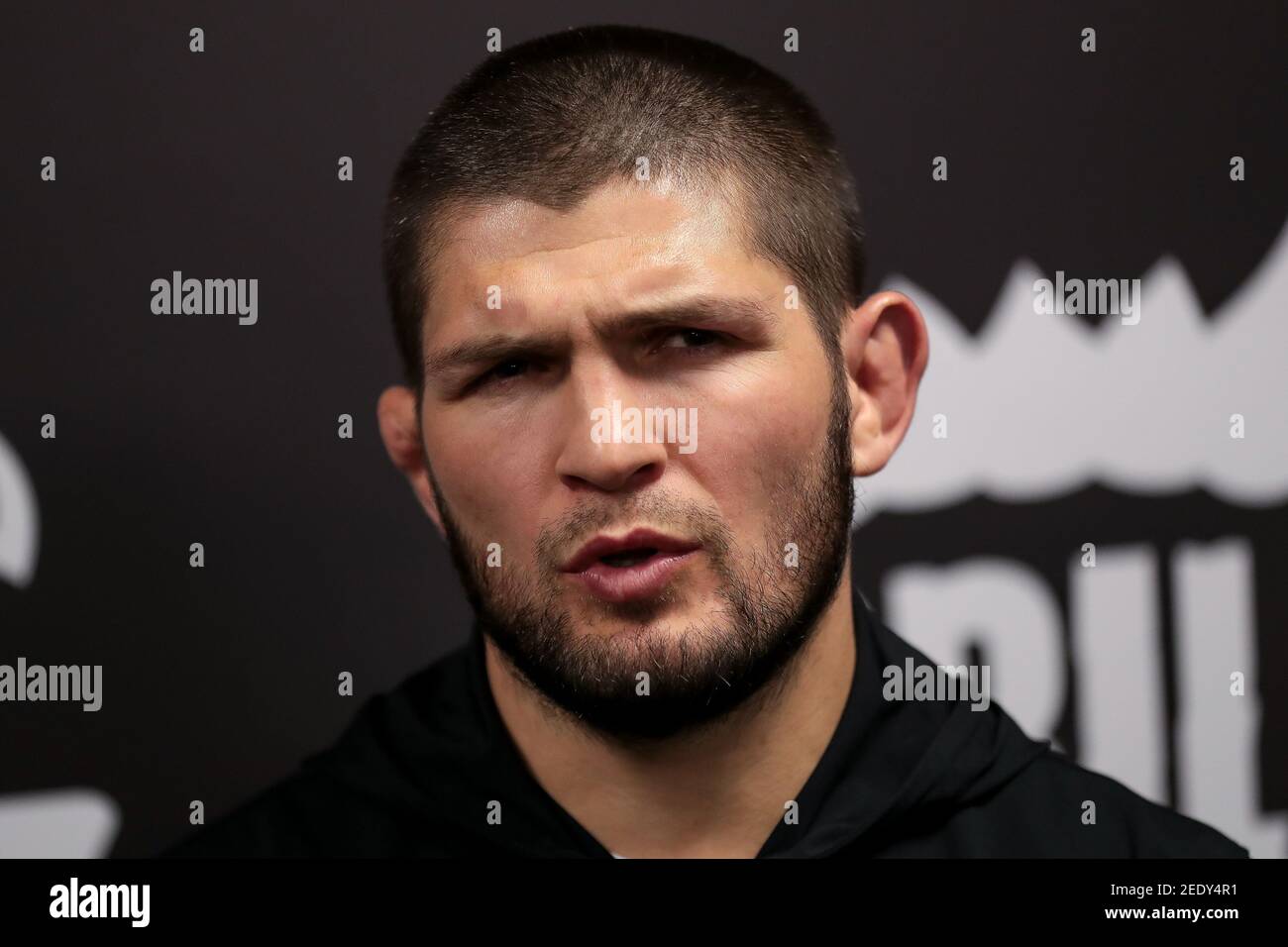 2021, Russia, Moscow, Russian UFC fighter Khabib Nurmagomedov buy EFC ...