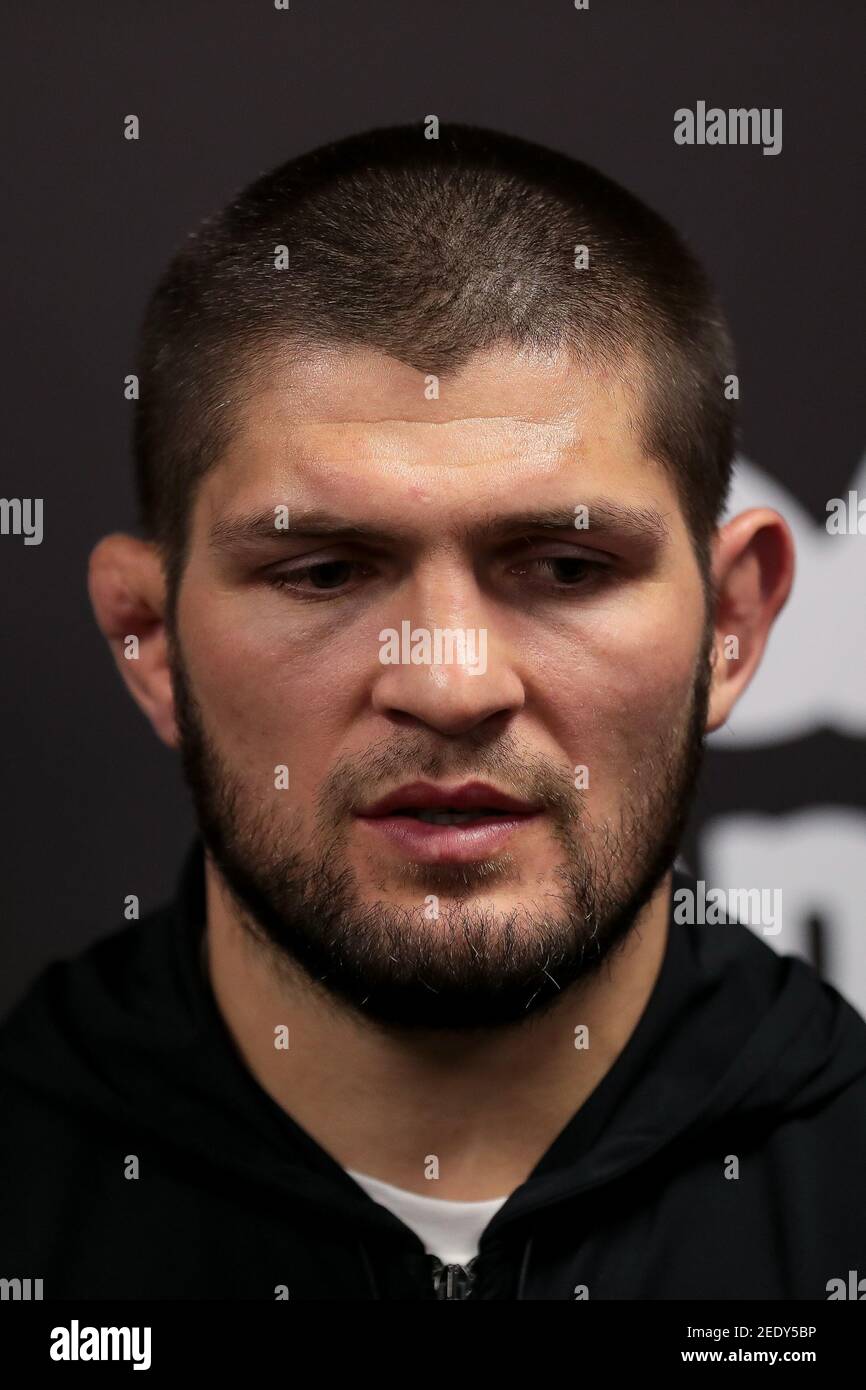 2021, Russia, Moscow, Russian UFC fighter Khabib Nurmagomedov buy EFC ...