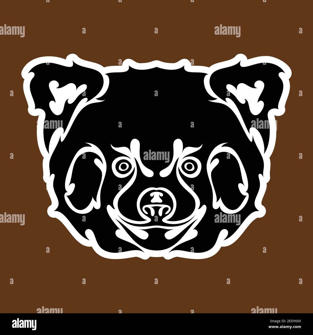 Red panda close up Stock Vector Images - Alamy