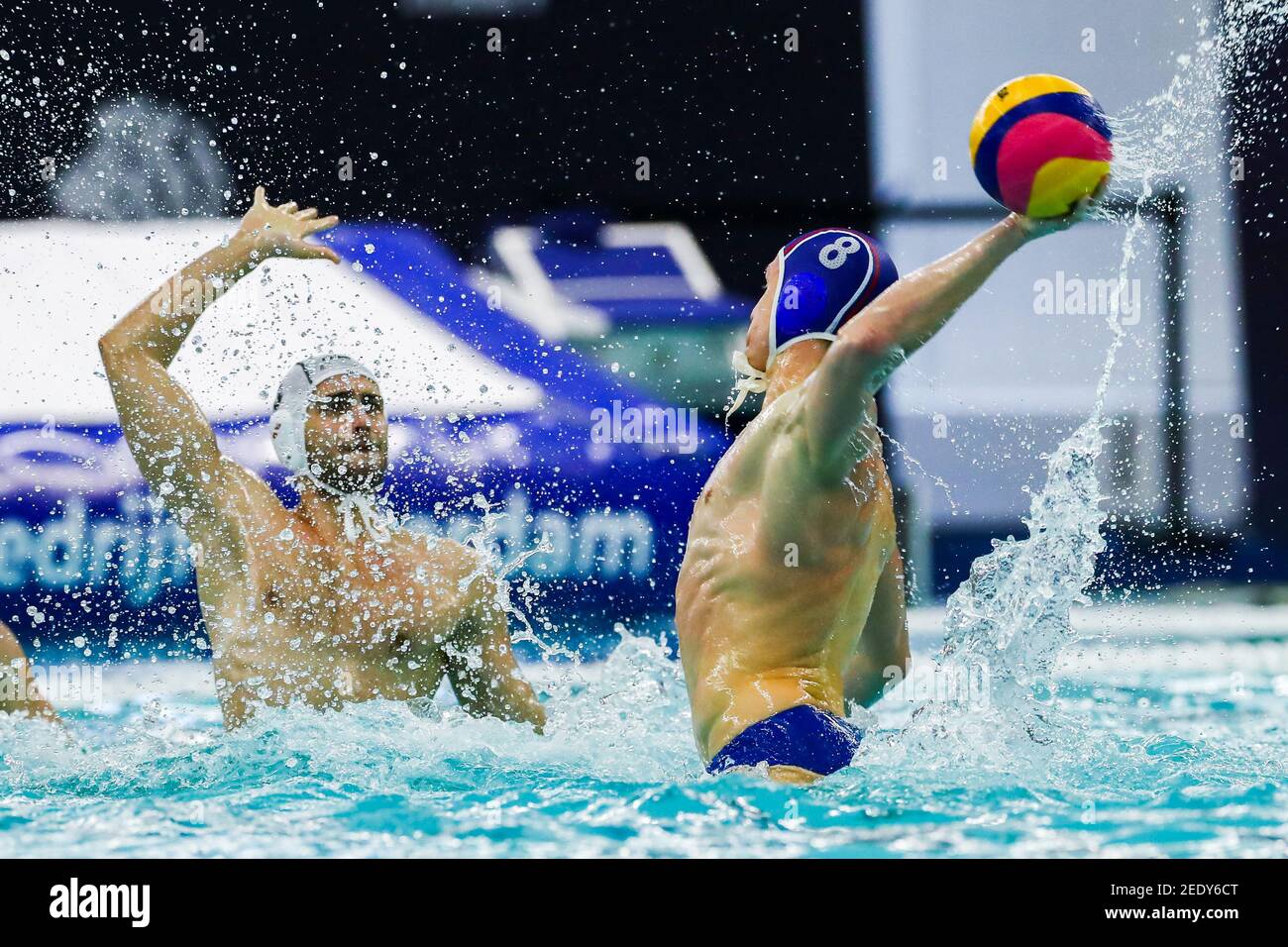 ROTTERDAM, NETHERLANDS - FEBRUARY 15: Ivan Nagaev of Russia during the ...