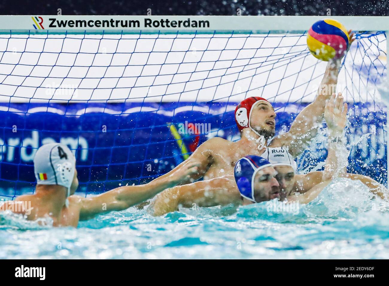 ROTTERDAM, NETHERLANDS - FEBRUARY 15: Marius Florin Tic of Romania ...