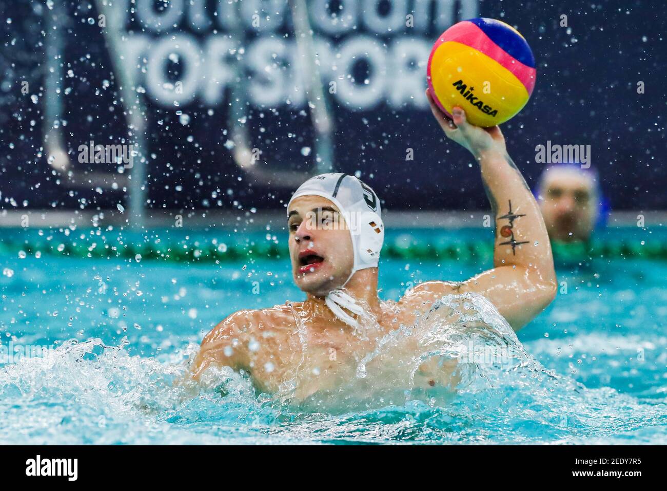 ROTTERDAM, NETHERLANDS - FEBRUARY 15: Victor Andrei Antipa of Romania ...