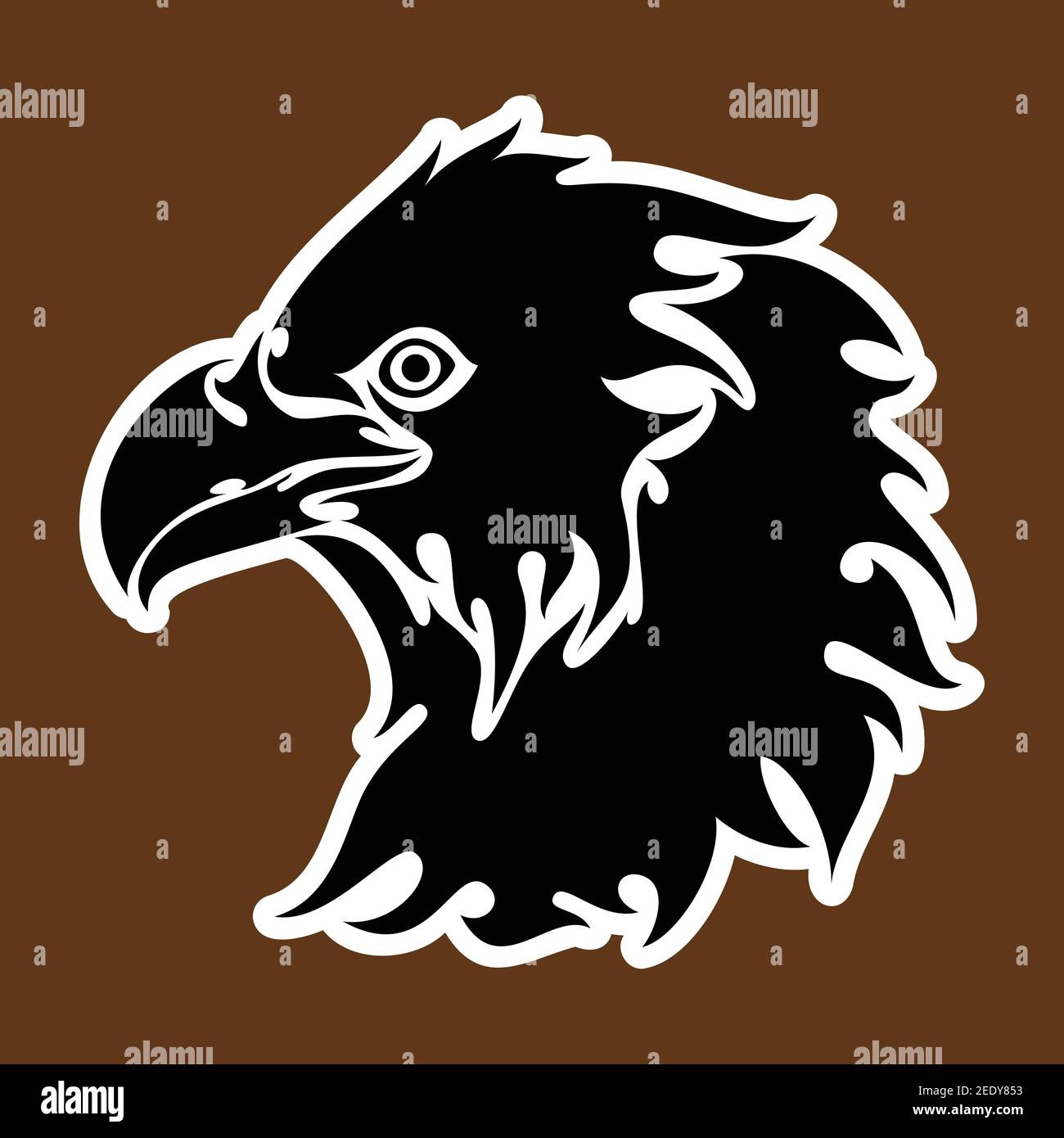 Eagle logo vector vectors hi-res stock photography and images - Alamy