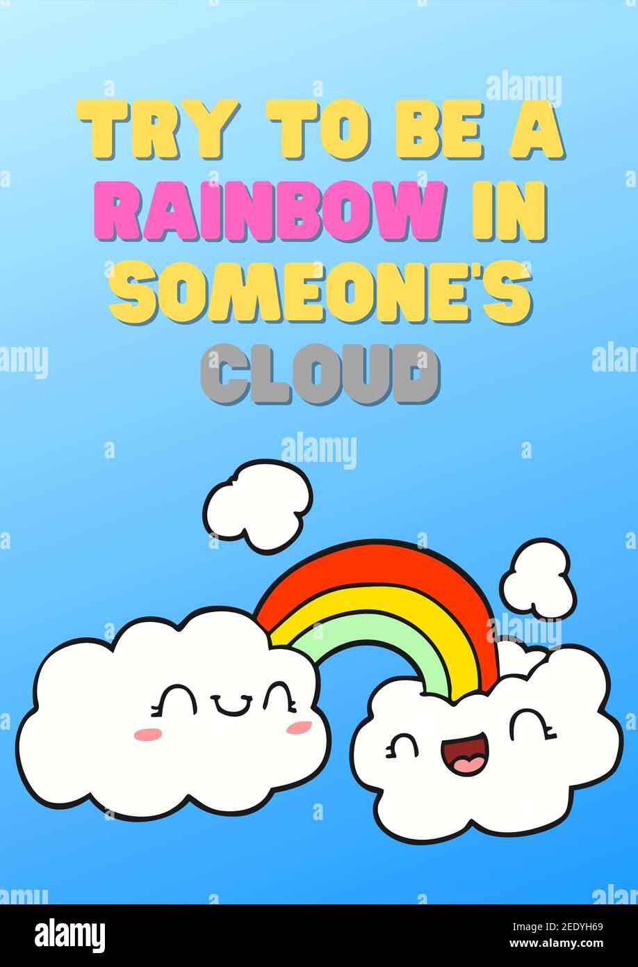 Inspirational Quotes Wallpaper or Poster Stock Photo - Alamy