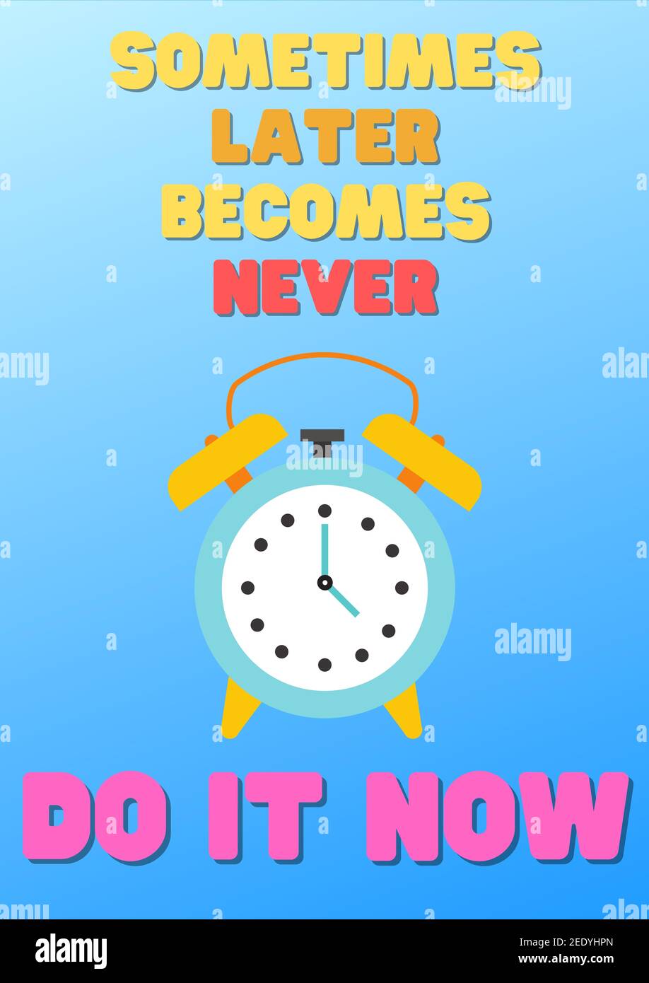 Inspirational Quotes Wallpaper or Poster Stock Photo - Alamy