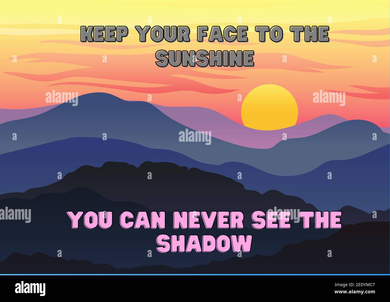 Inspirational Quotes Wallpaper or Poster Stock Photo - Alamy