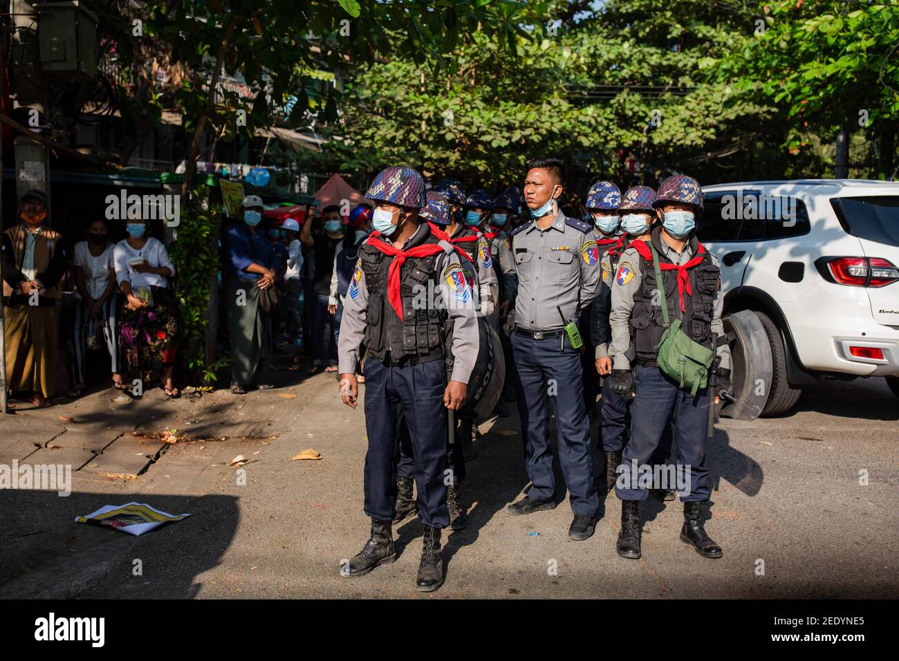 Burma road riot hi-res stock photography and images - Alamy
