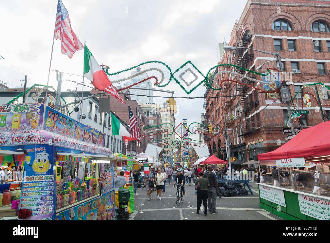 USA New York City The Annual Feast of San Gennaro in Little Italy is an ...