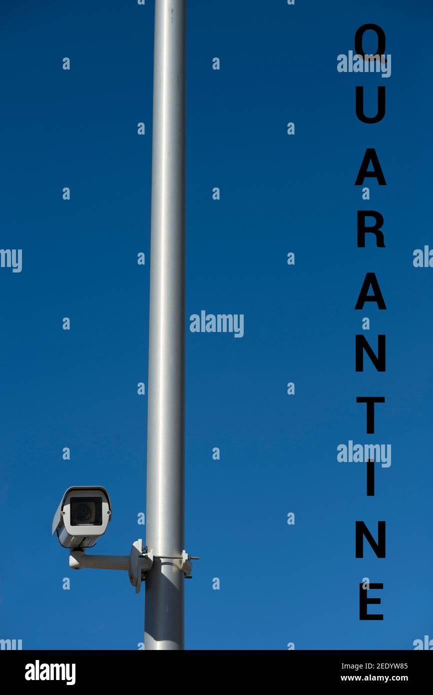 Quarantine, stay at home, No one is allowed to go out Stock Photo - Alamy