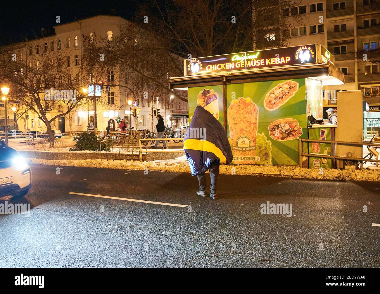 Berlin germany homeless sleeping bag hi-res stock photography and ...