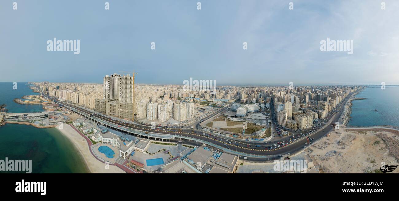 Alexandria, EGYPT From The Sky Stock Photo - Alamy