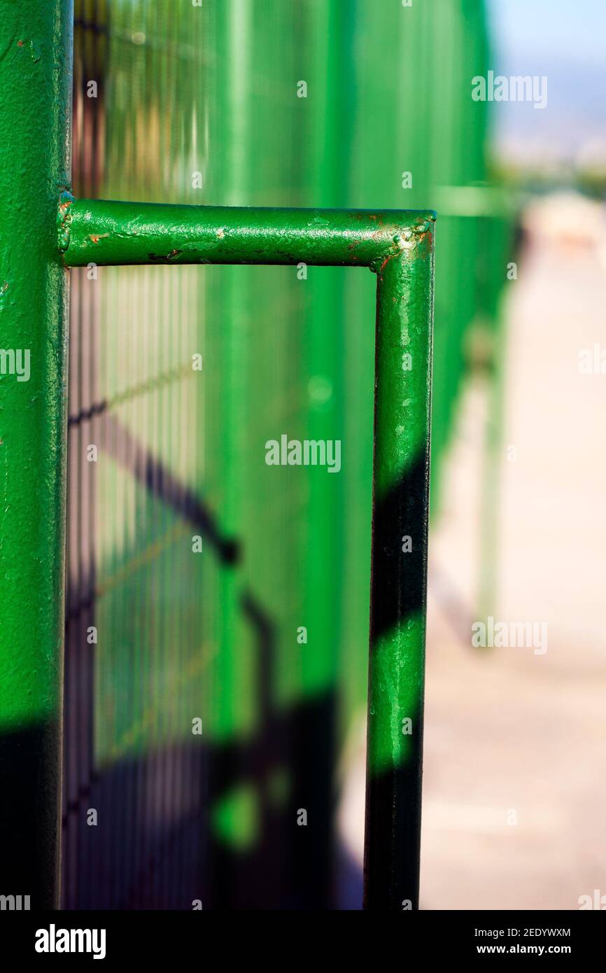Abstract Architecture Design of Iron Fences Photo Stock Photo - Alamy