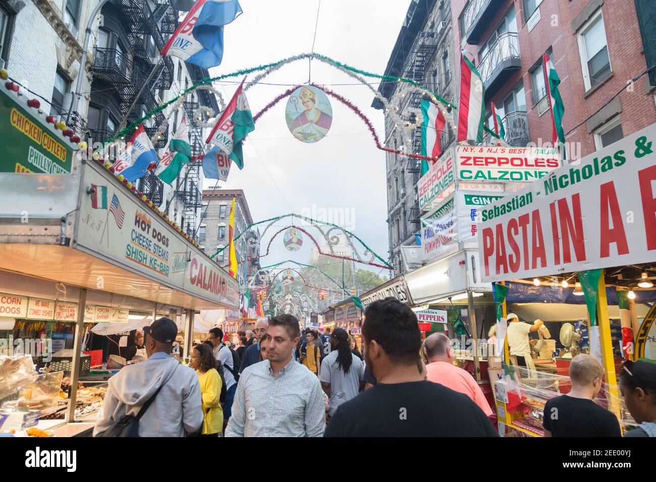 USA New York City The Annual Feast of San Gennaro in Little Italy is an ...