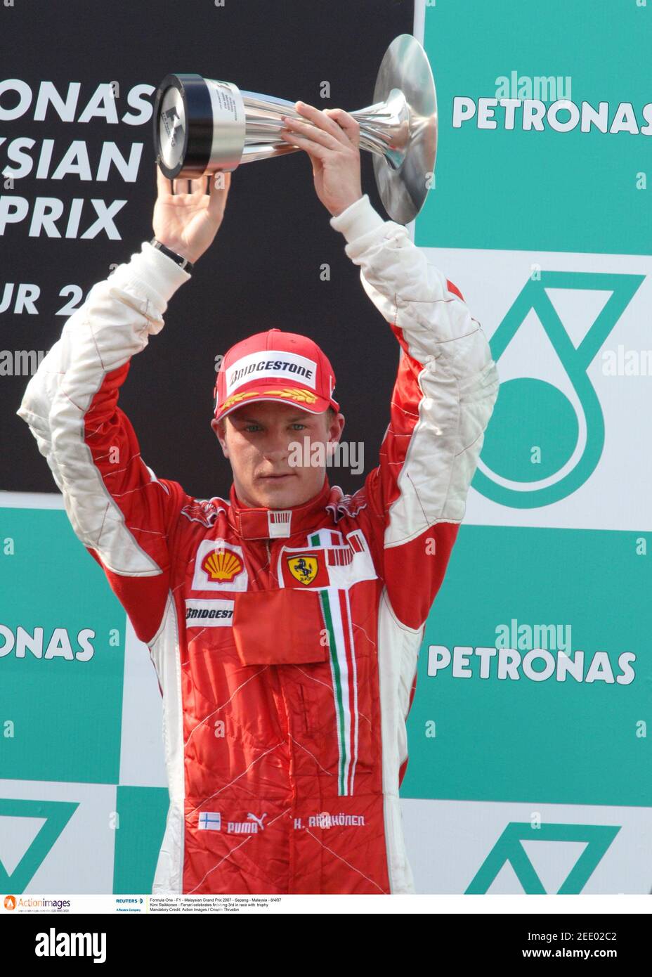 2007 kimi raikkonen trophy hi-res stock photography and images - Alamy