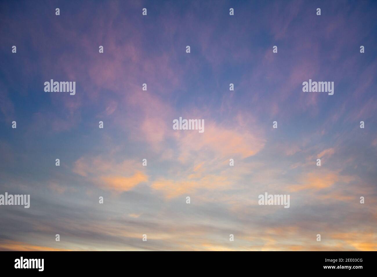 Cyan and blue cloudy sky. Beautiful natural sky background Stock Photo ...