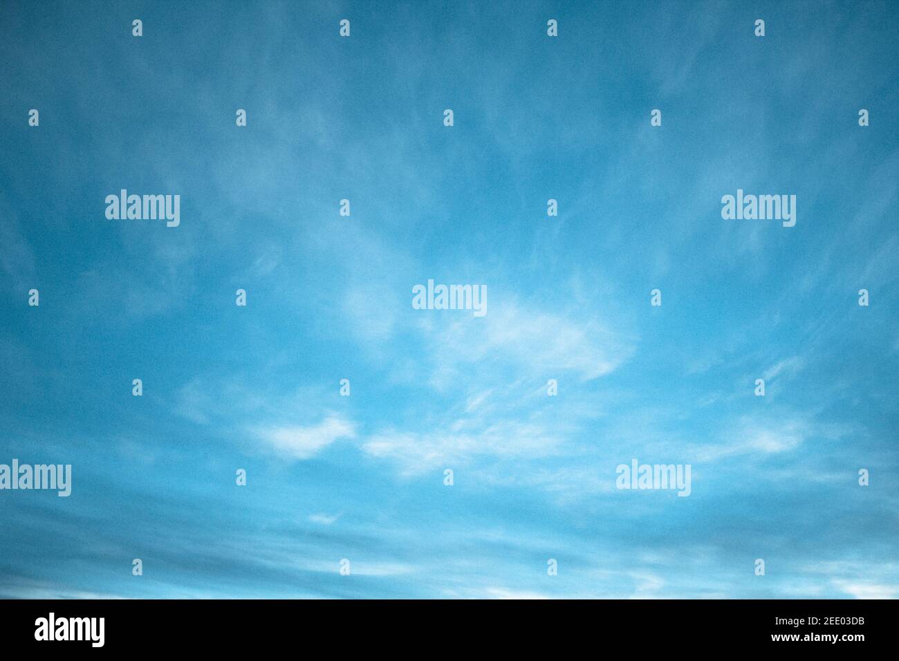 Cyan and blue cloudy sky. Beautiful natural sky background Stock Photo ...
