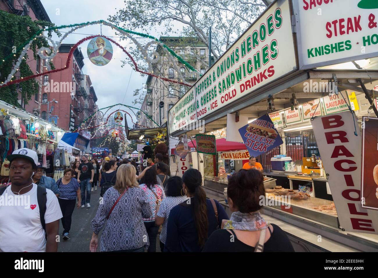 USA New York City The Annual Feast of San Gennaro in Little Italy is an ...