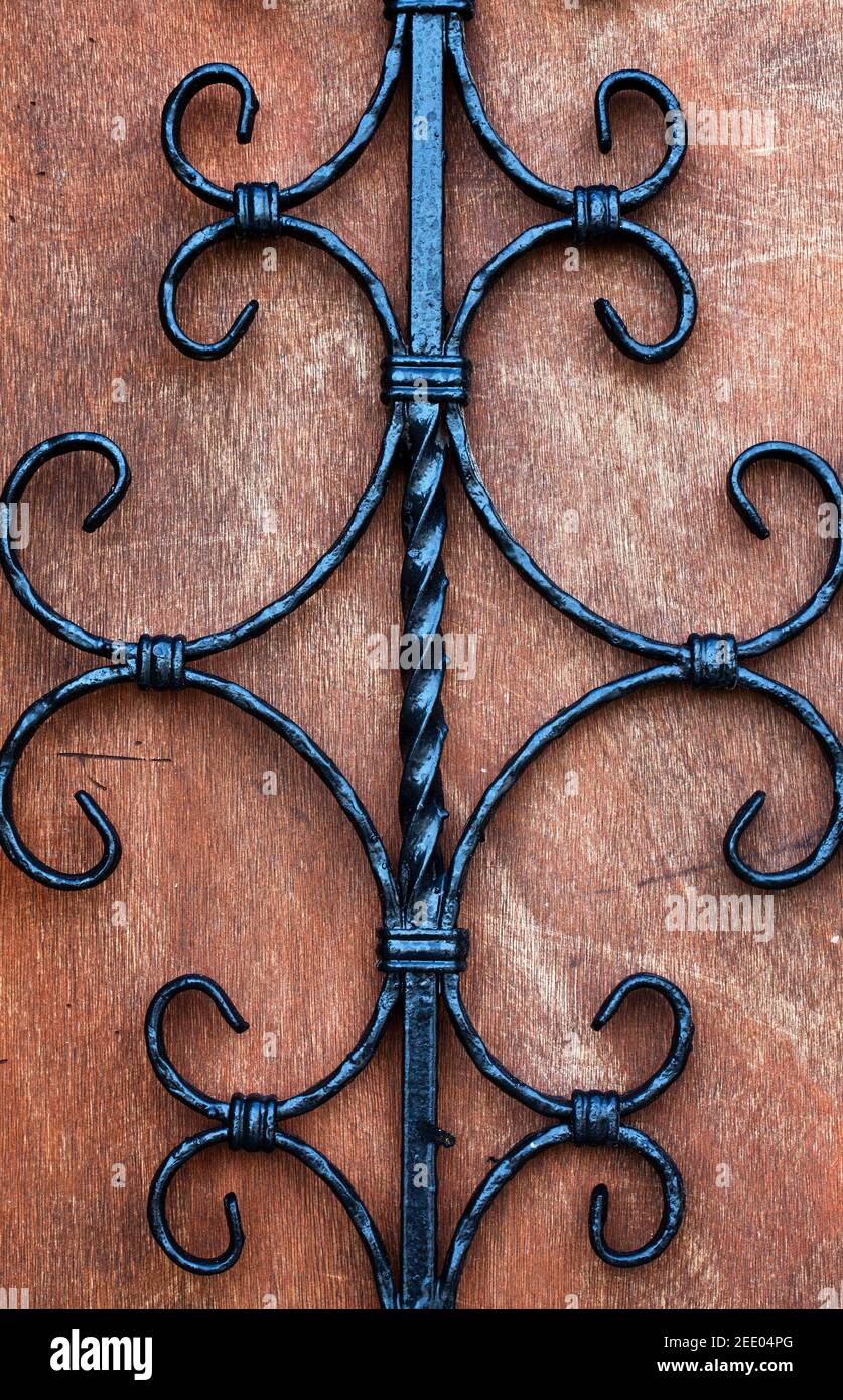 Abstract Architecture Design of Iron Fences Photo Stock Photo - Alamy