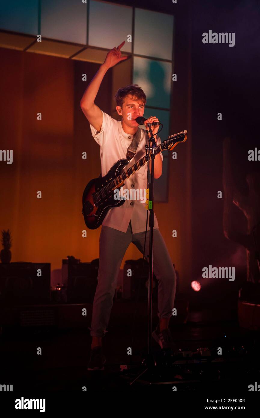 Dave Bayley of Glass Animals performs live on stage at the O2 Brixton ...