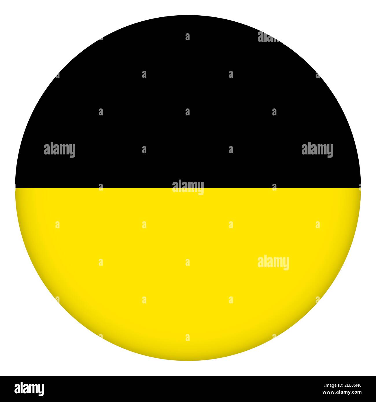 Flag of Munich city round icon, badge or button. Munich urban symbol ...